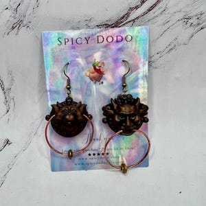 Labyrinth Inspired Door Knocker Earrings & Ludo Necklace! (optional) - Etsy