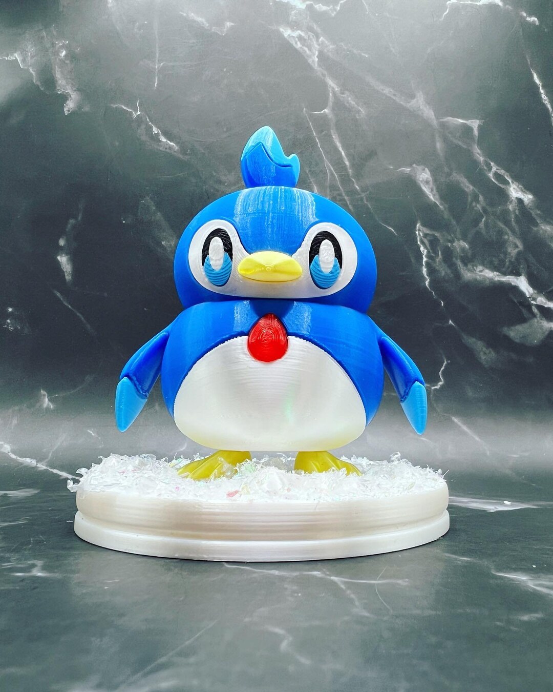 Palworld Pengullet Pal Figure With Snowy Display Stand - Etsy