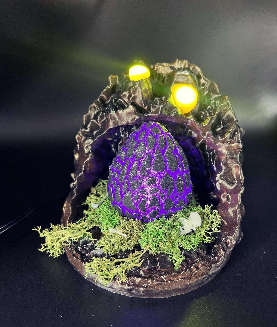 Rock Drake Den Egg Nest Biome (illuminates!) - Etsy