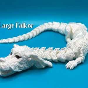 Neverending Story Falkor Flexi Articulated Fidget Toy Prop - Etsy