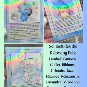 Palword Paldeck Inspired Fan Art Cards: Set 1 - Etsy