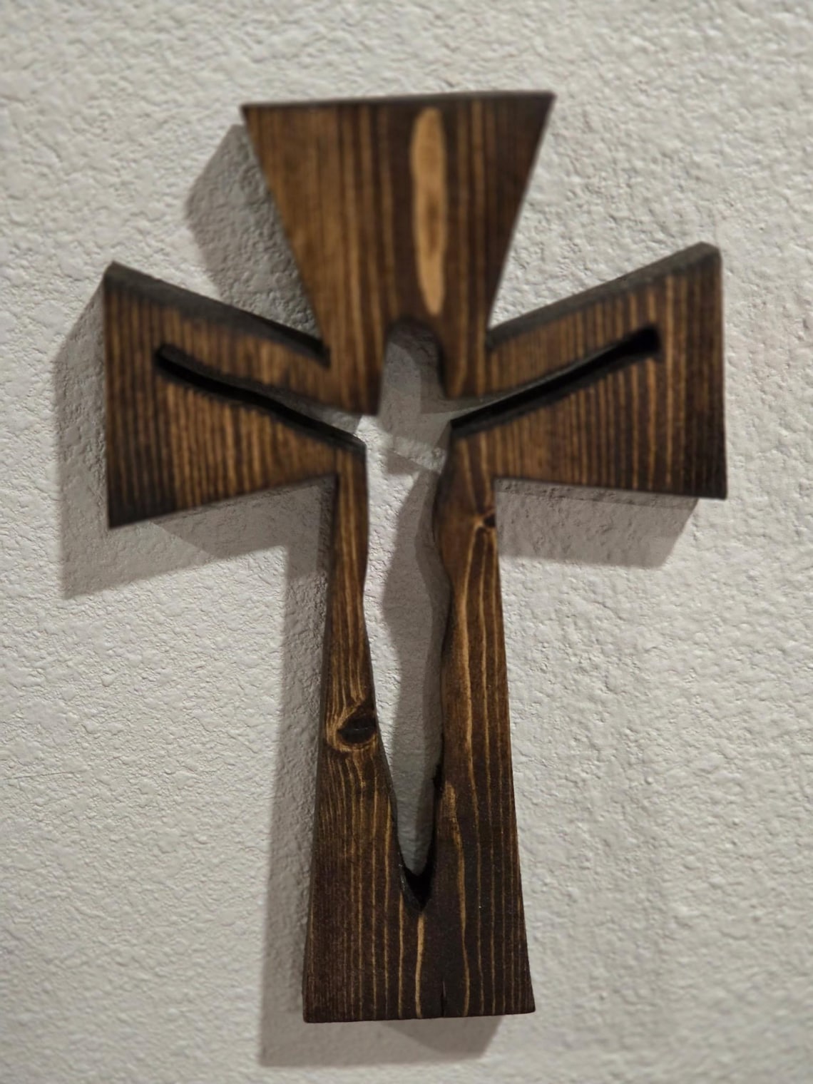 Handmade Wooden Cross Wall Decor | Rustic Christian Wall Art | Faith ...
