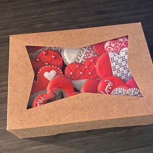 Valentine Cookies - Hearts RED - Etsy