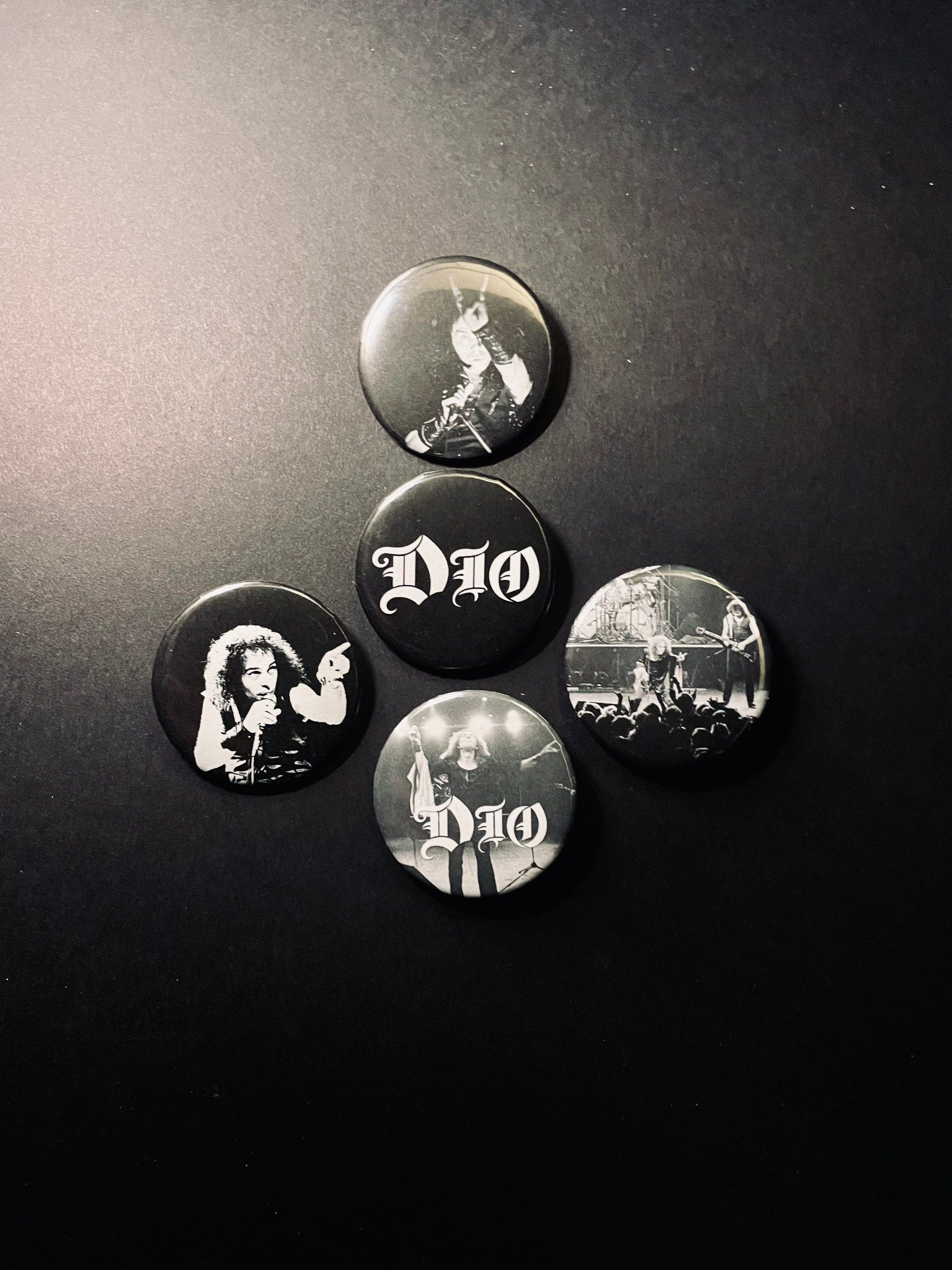 Ronnie James Dio Buttons