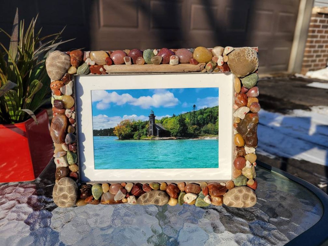 Great Lakes Rock Photo Frame, 5x7 (or 4x6 W/ Matting) - Etsy