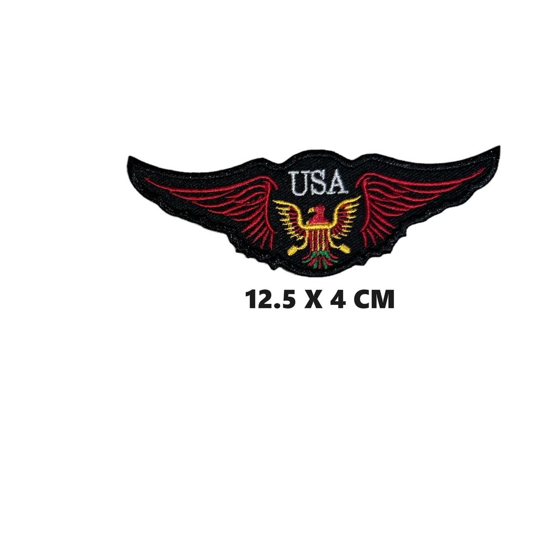 USA United States Eagle State Symbol Army Military Cool Embroidered Sew ...