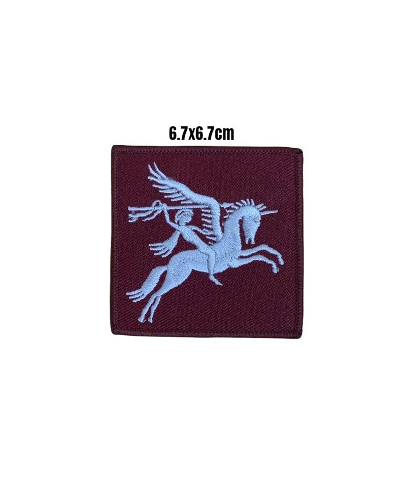 Pegasus Airborne DZ Flash Army Military naai op geborduurde patch-badge ...