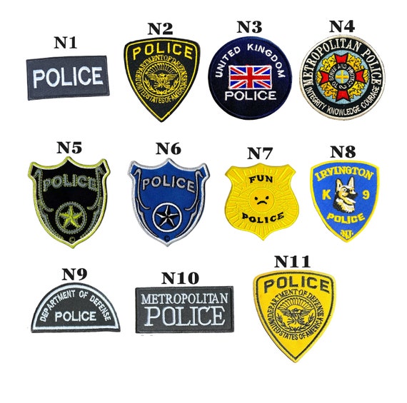 Police Department Patches