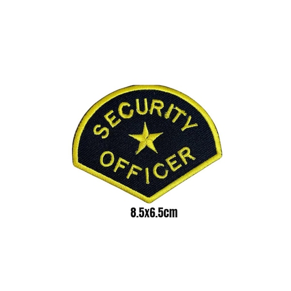 Embroidered Security Badge - Etsy