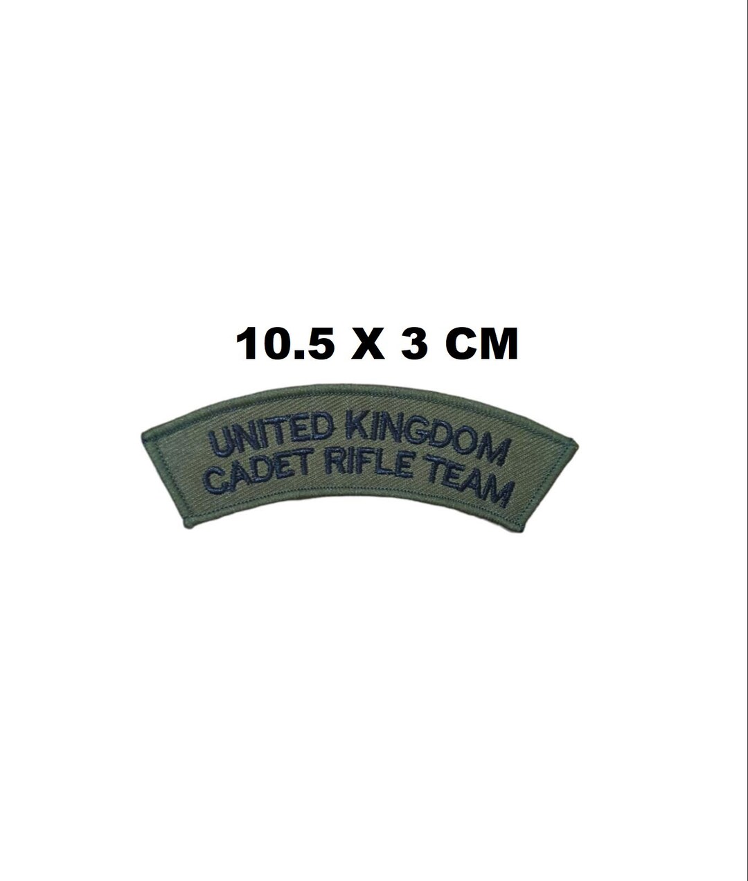 United Kingdom Cdet Rifle Team TRF Sew on Patch Arm Vest Back Leather ...