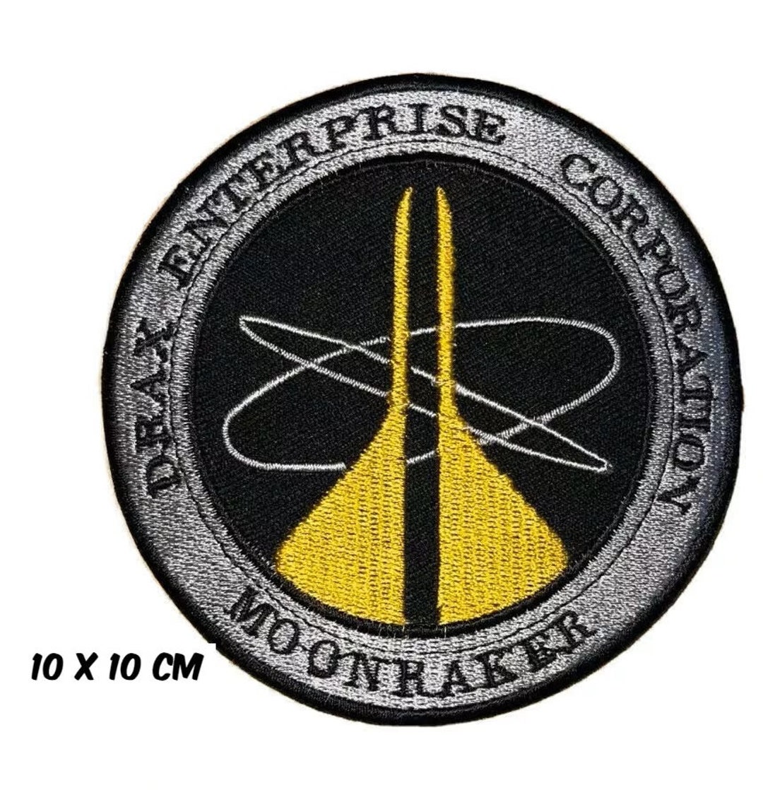 James Bond 007 Moonraker Drax Enterprise Movie Logo Embroidered Patch ...