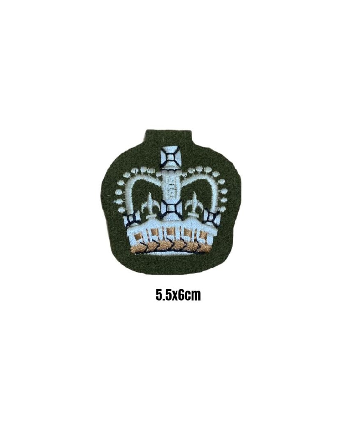 Army Platoon Sergeant Major Traditional Felt MTP Rank Patch Badge, WO2 ...