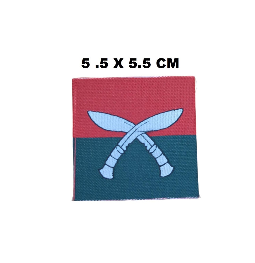 UK British Royal Army Nepal Gurkha Flash TRF Sew on Patch Jacket Jeans ...