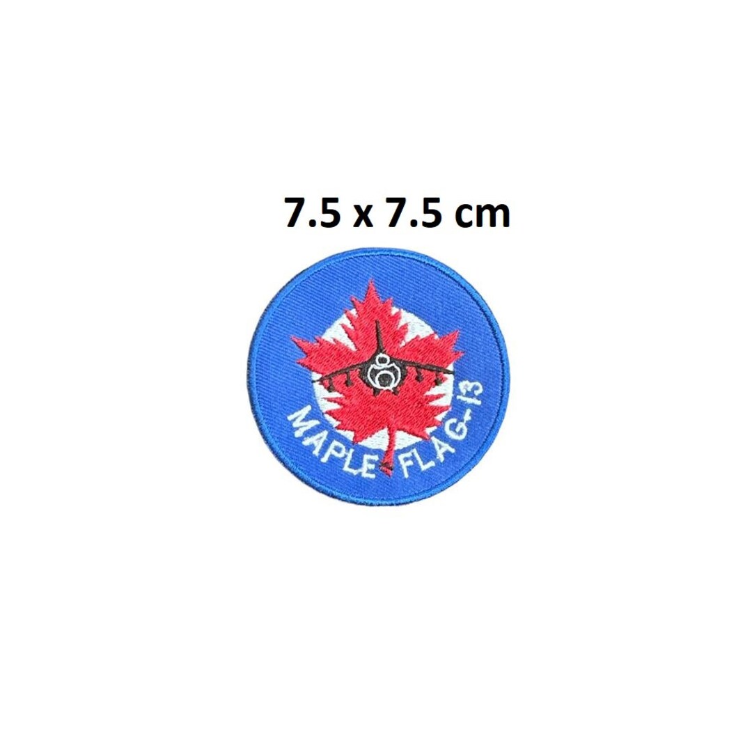 Maple Flag-13 3f Squadron RAF Royal Air Force Jet Embroidered Patch ...