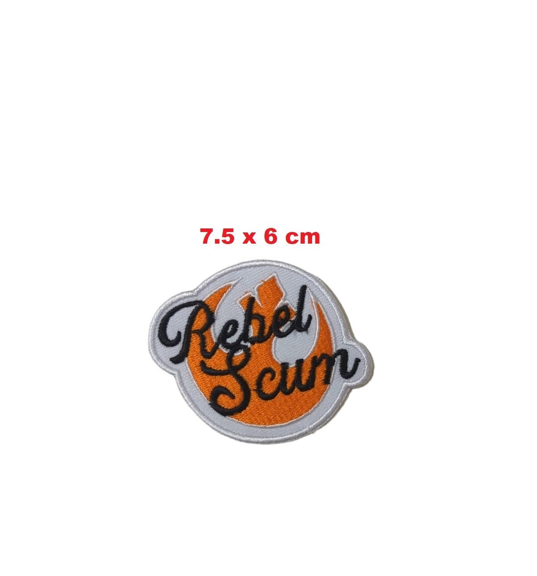Rebel Scum Cute Rock Star Wars Embroidered Iron Sew on Patch Jacket ...