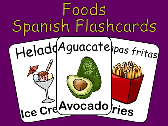 Spanish Food Words