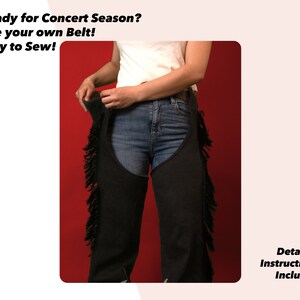 Flame Chaps / Digital Fashion Pattern/ Festival Fashion Chaps / XS - XL ...