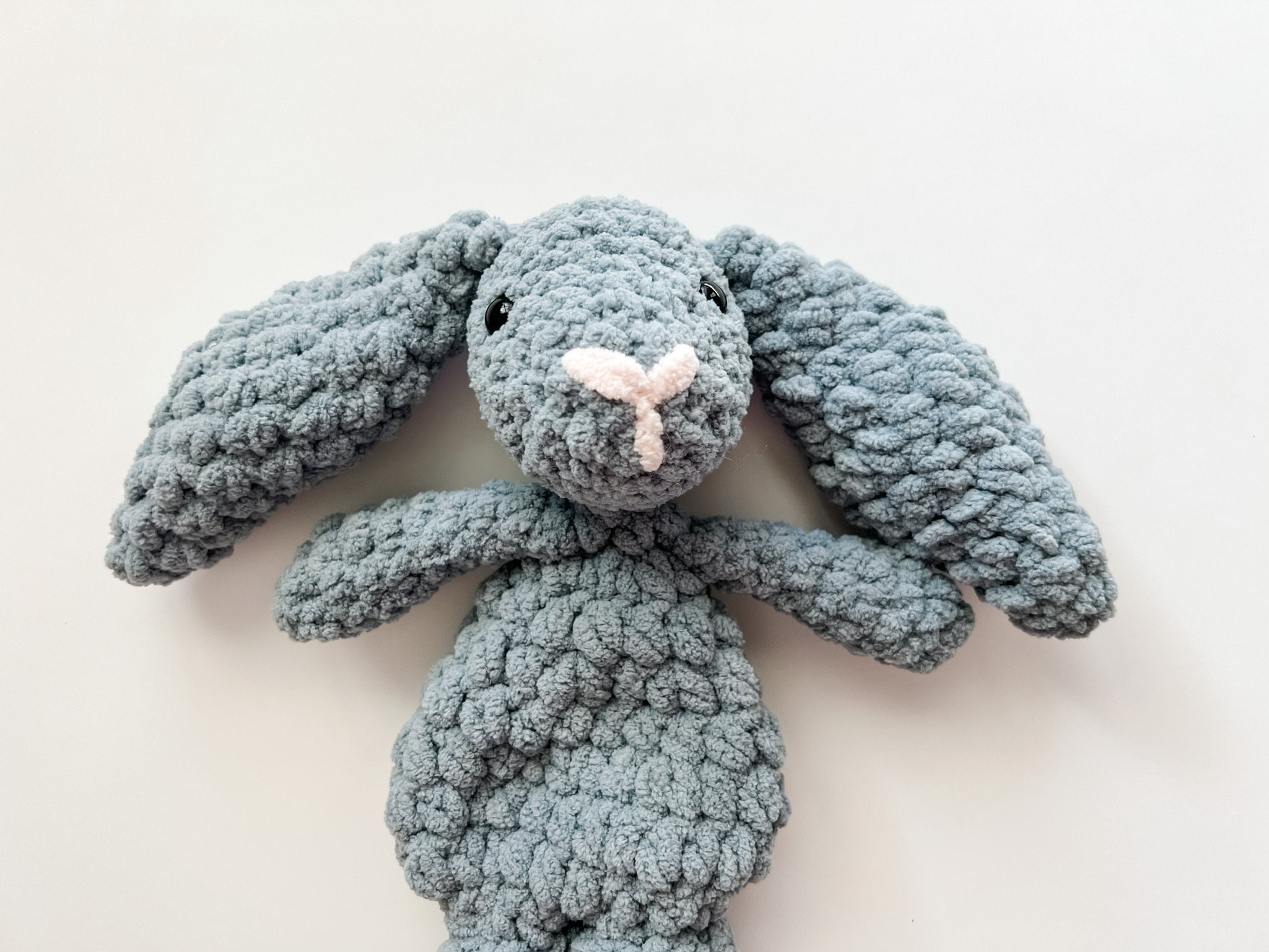 Bunny Snuggler Bunny Lovey Crochet Bunny Bunny Nursery Theme Bunny ...