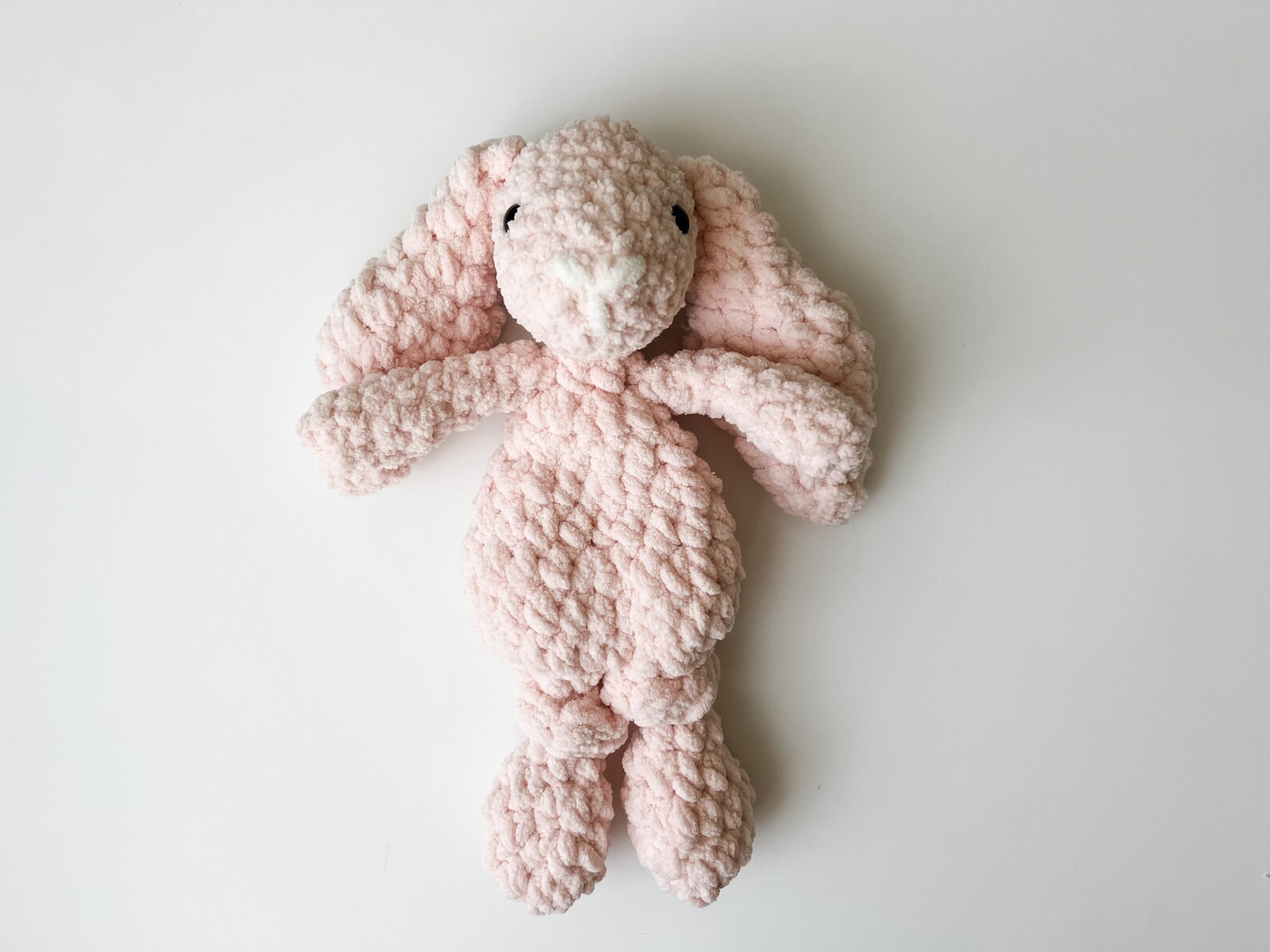 Bunny Snuggler Bunny Lovey Crochet Bunny Bunny Nursery Theme Bunny ...
