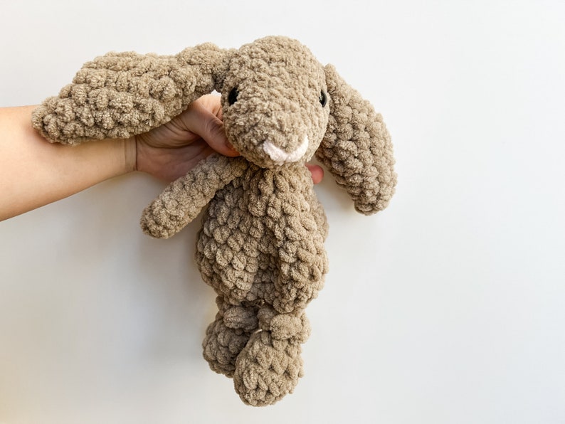 Bunny Snuggler Bunny Lovey Crochet Bunny Bunny Nursery Theme Bunny ...