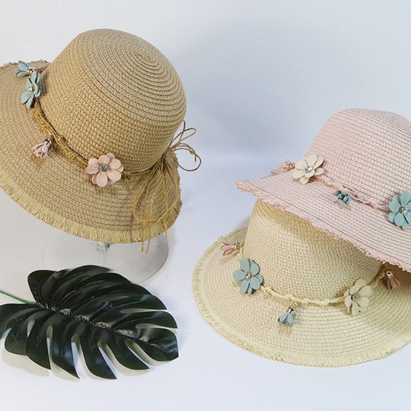 Straw Hat Flowers - Etsy