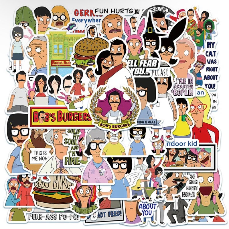 Bob Burgers Vinyl Sticker - Etsy