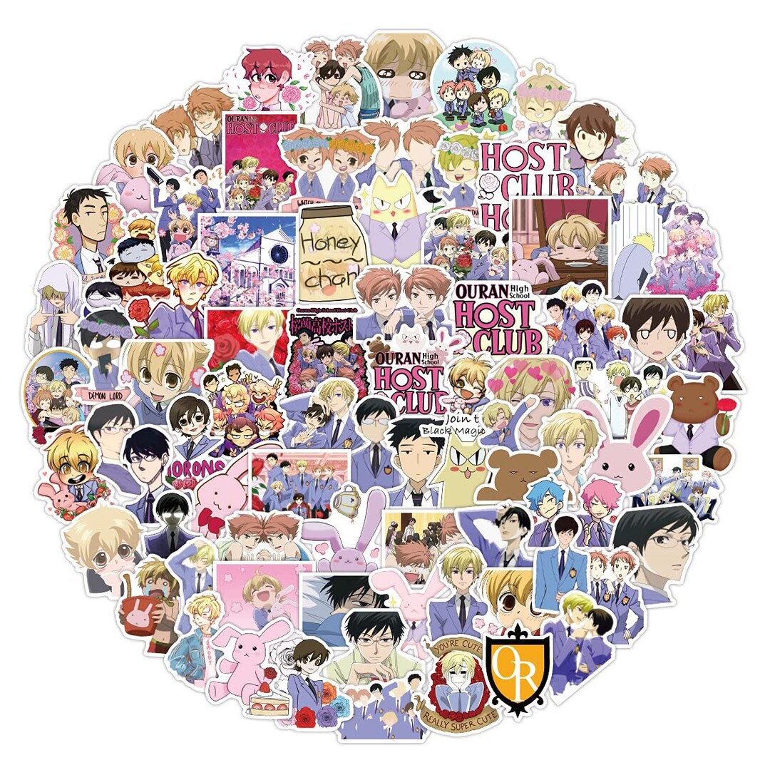 Ouran Host Club Stickers, Stickers for Water Bottles, Hydroflask ...