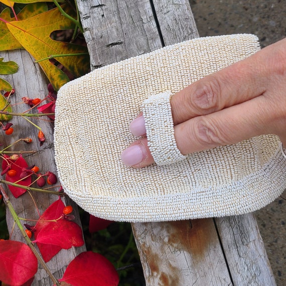 Vintage French Finger Purse, 1920's Evening Bag, Made… - Gem