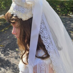 Absolutely Gorgeous Vintage Hat Style Long Vail - Etsy