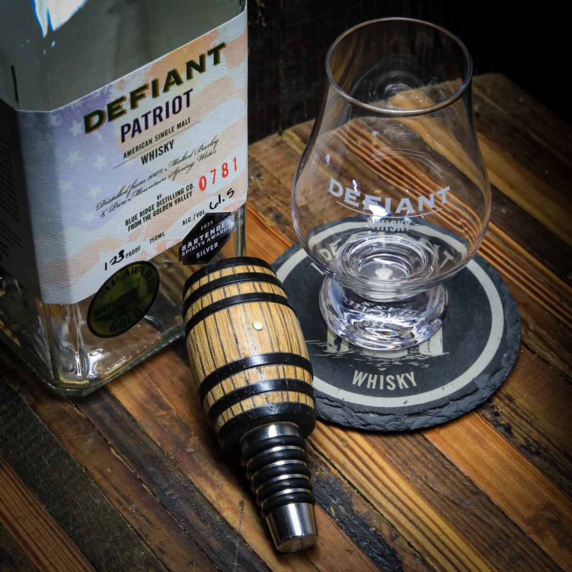 Whiskey Barrel Bottle Stopper Classic Black - Etsy