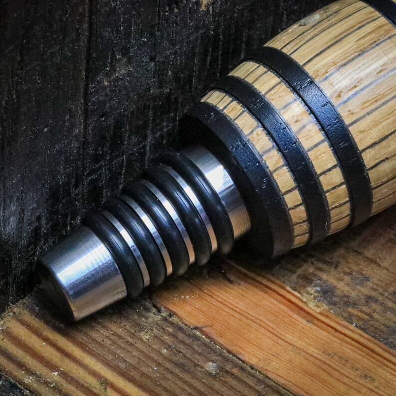 Whiskey Barrel Bottle Stopper Classic Black - Etsy