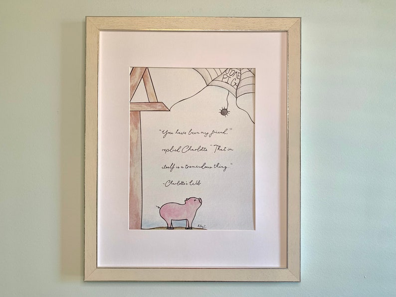 Charlotte's Web Original Watercolor Art Print - Etsy