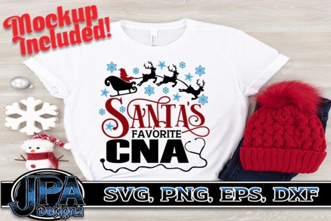 Santa's Favorite CNA Svg Santa's Favorite PNG - Etsy