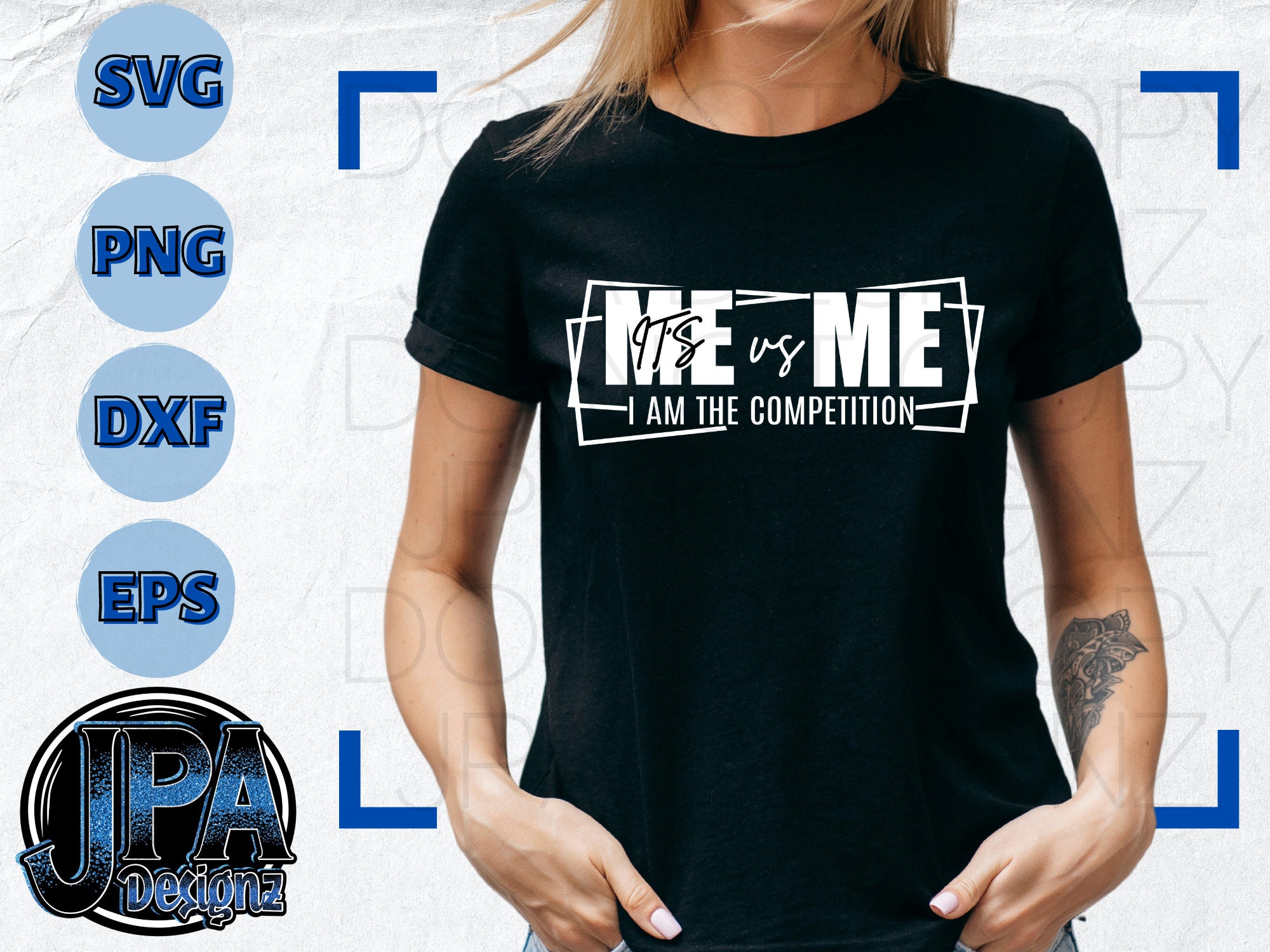 ME Vs ME SVG Digital Download It's Me Versus Me Me Vs | Etsy