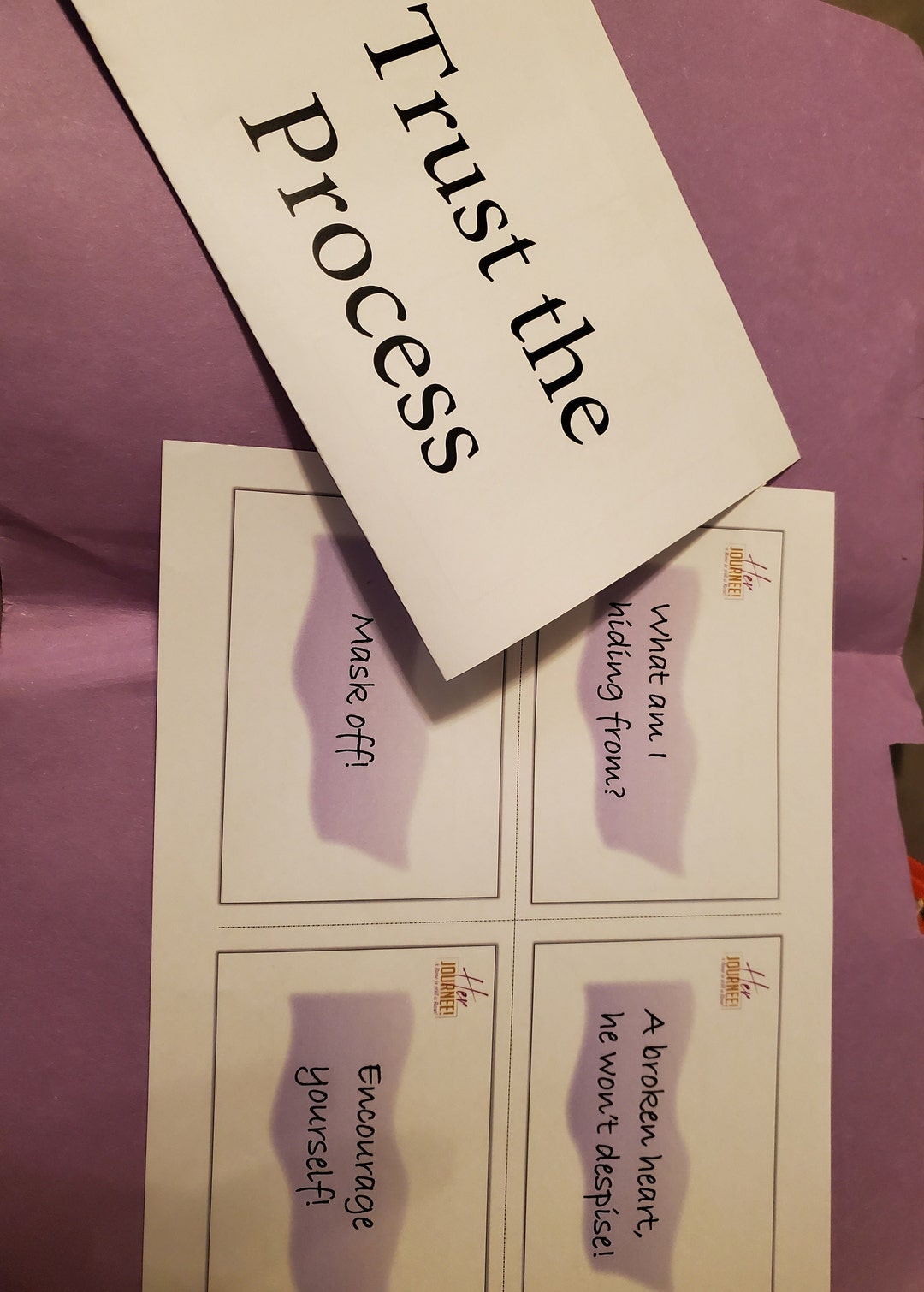 A Set of 16 of Encouragement Cards, Modern Emotional Support Cards ...