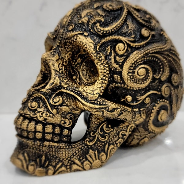 Sugar Skull Ornament - Etsy