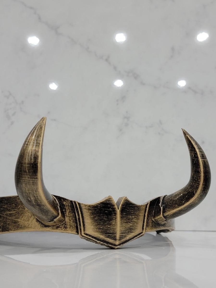 Loki Crown Loki Crown 2 Horns Sylvie Crown Loki Gold - Etsy