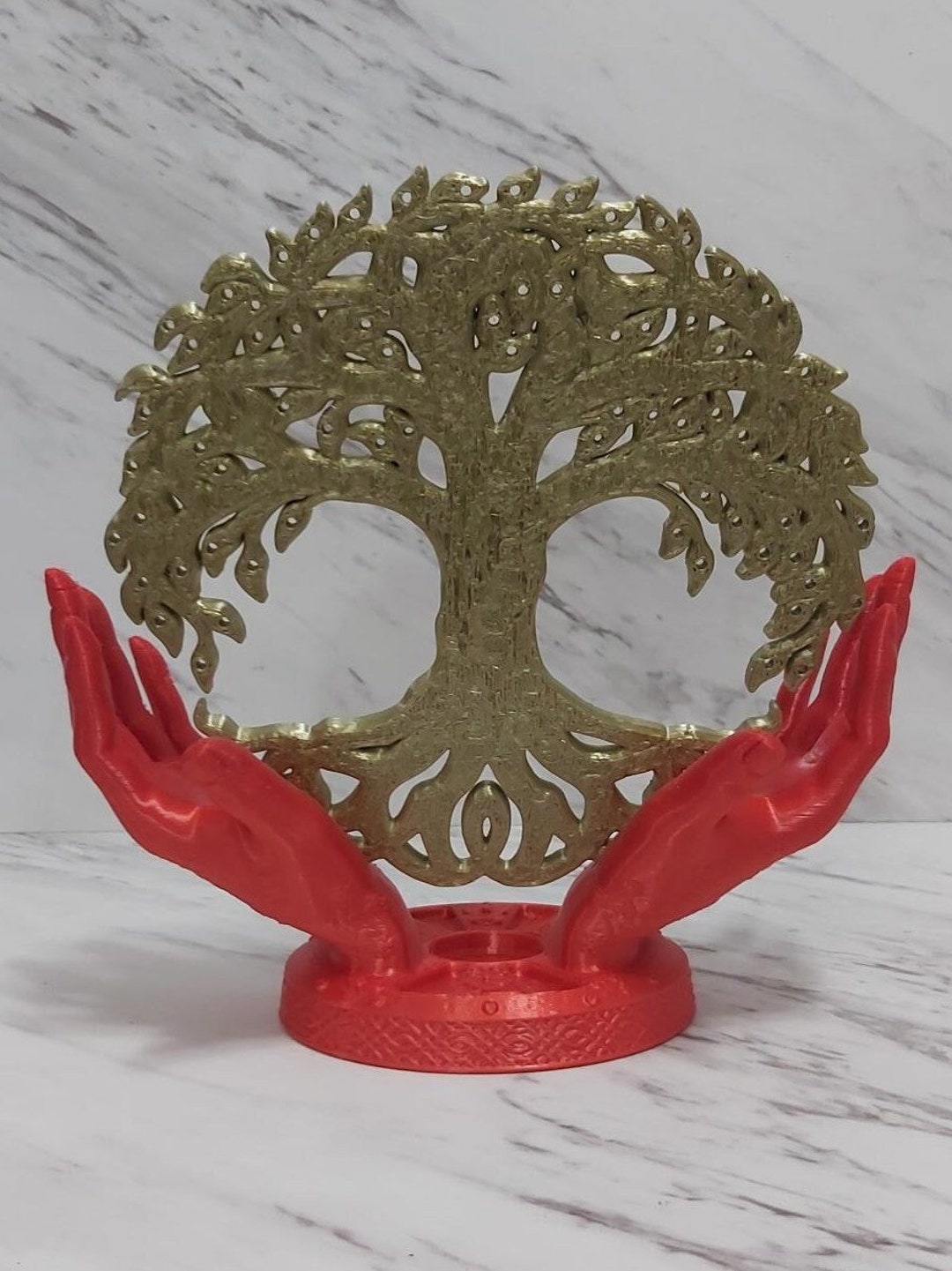 Tree of Life Earring Holder Sacred Tree Elegant Earring Holder Sefirot ...