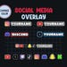 Twitch Social Media Overlay | Stream Overlay Panels | Youtube, Kick ...