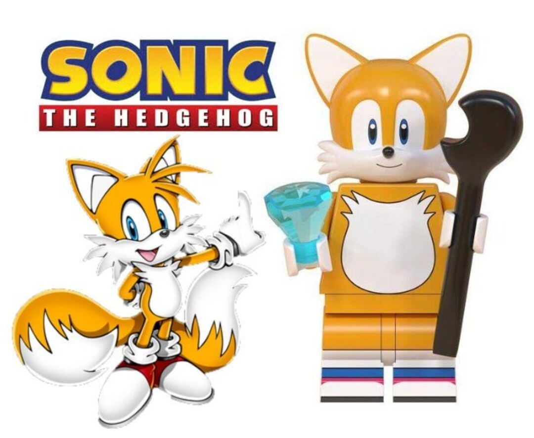 Tails Sonic the Hedgehog Mini Moc Building Block - Etsy