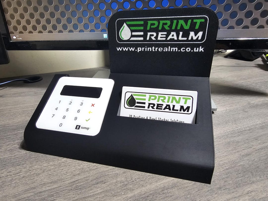 Sumup Air Card Reader Stand: Modern POS With Business Card Holder - Etsy UK