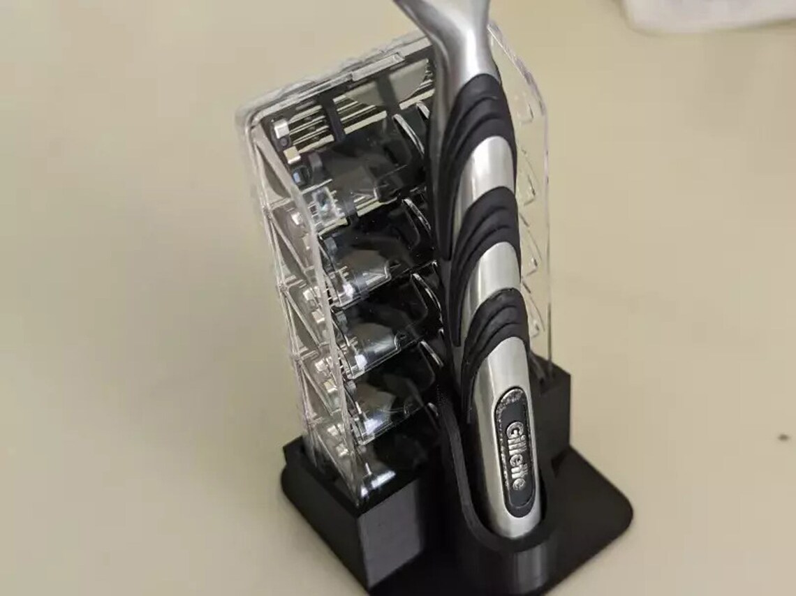 3D Printed Gillette Mach 3 Razor Stand: Shaving Accessory Organizer - Etsy