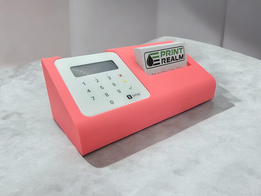 Modern Sumup Air Card Reader Stand With Business Card Holder for Small ...