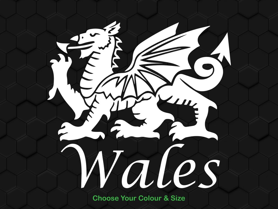 Welsh Dragon Wales Vinyl Decal Sticker for Car Van Laptop - Etsy