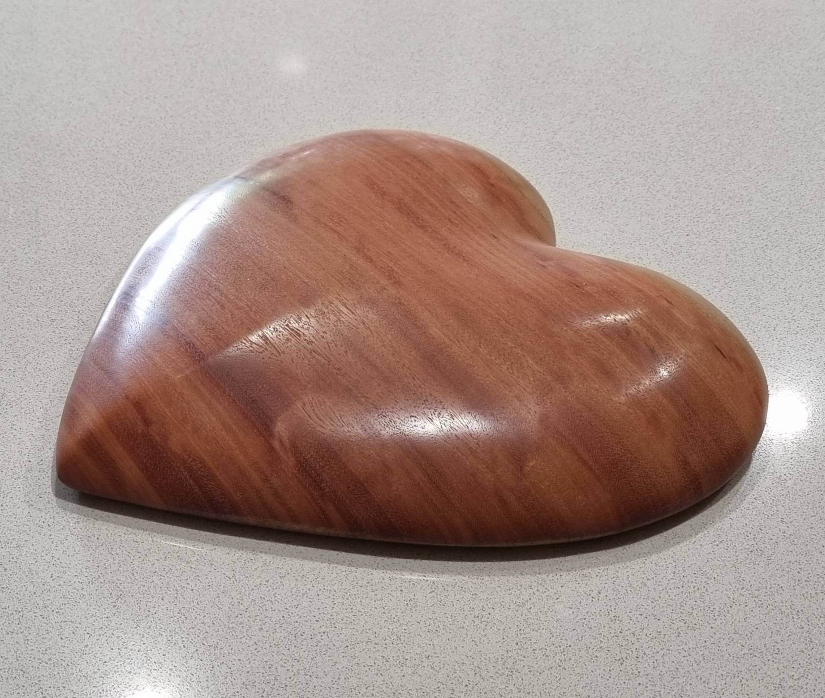 TRUE BLUE Spotted Gum Timber Heart Wall Art / Wall Hanging - Etsy