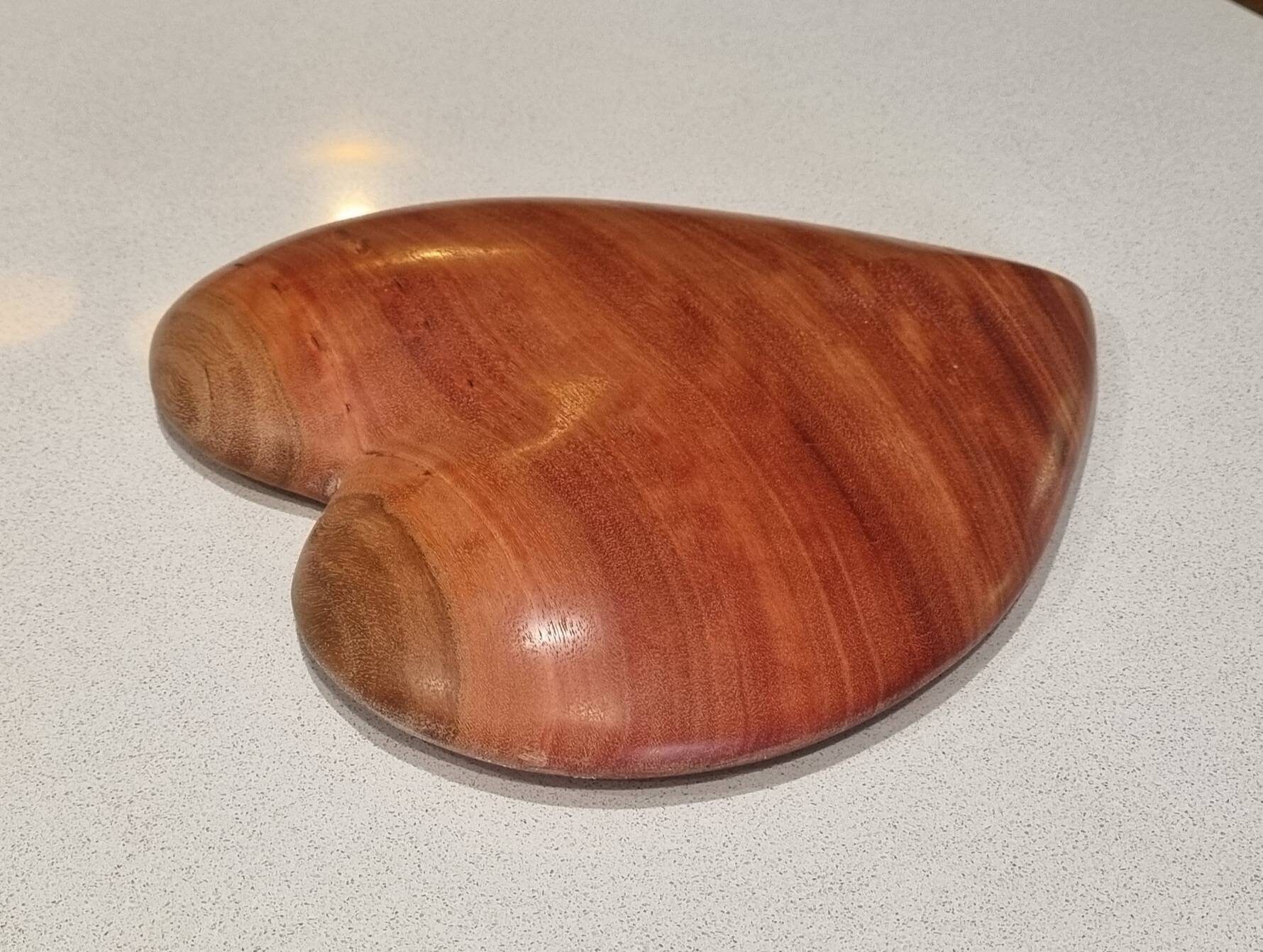 TRUE BLUE Spotted Gum Timber Heart Wall Art / Wall Hanging - Etsy