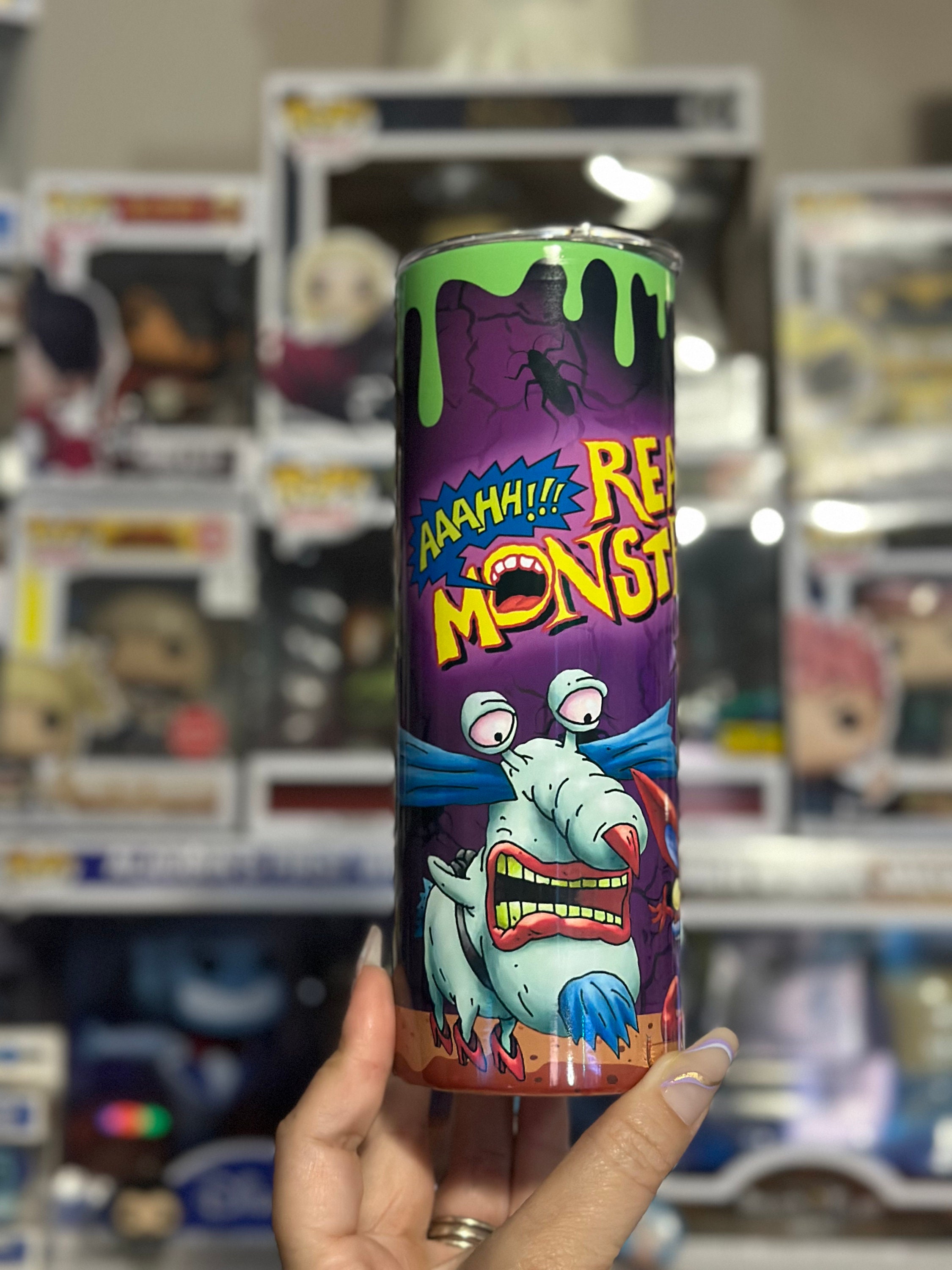 20oz Monsters Drip Sublimated Tumbler With Lid,straw and Cleaning ...