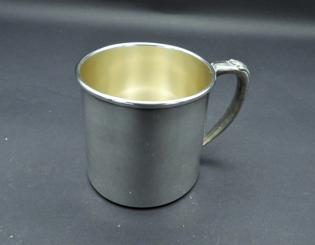Vintage Silver Plate Oneida Community Baby Child's Christening Cup Mug ...