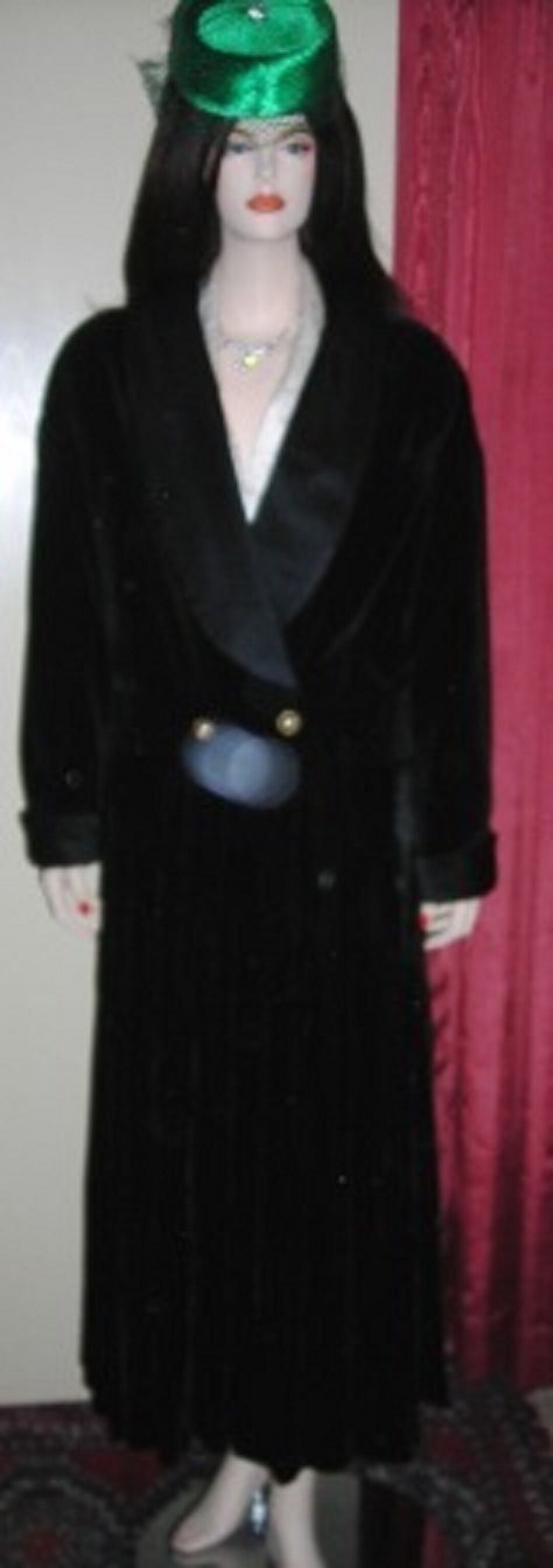 Chanel Boutique Black Velvet Silk Satin Tuxedo Suit Wedding Evening ...