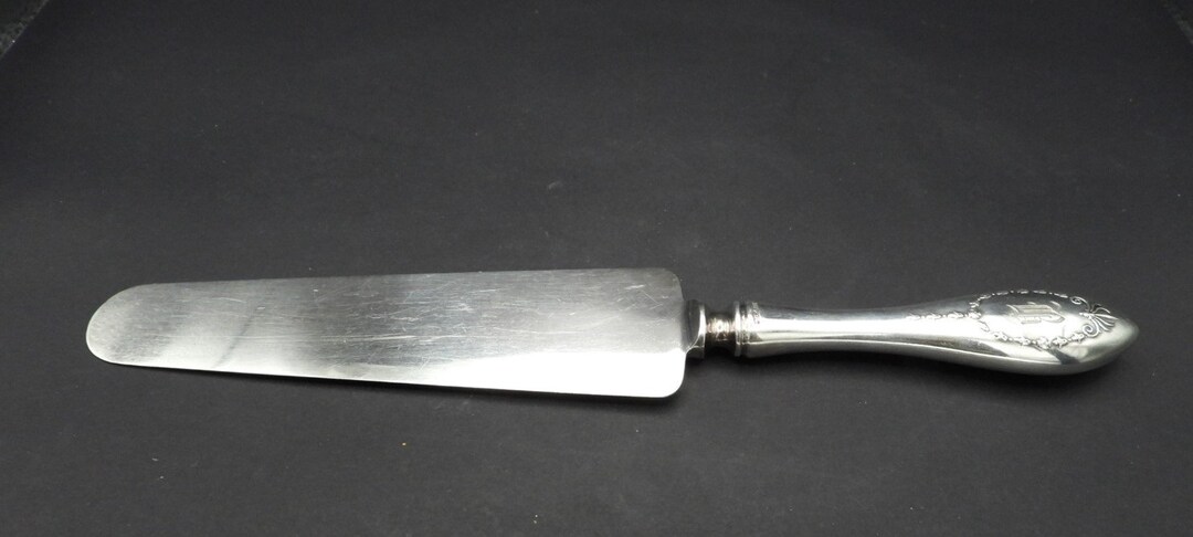 Shreve & Co Sterling Silver Napoleonic Wedding Cake Pie Server 1905 San ...